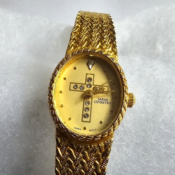 Sarah Coventry | Accessories | Vintage Sarah Coventry Cross Watch ...